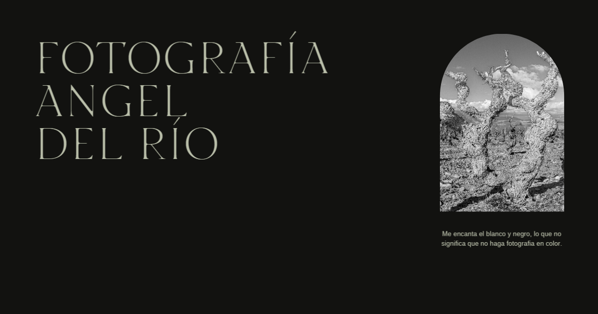 Fotografía ANGEL DEL RIO